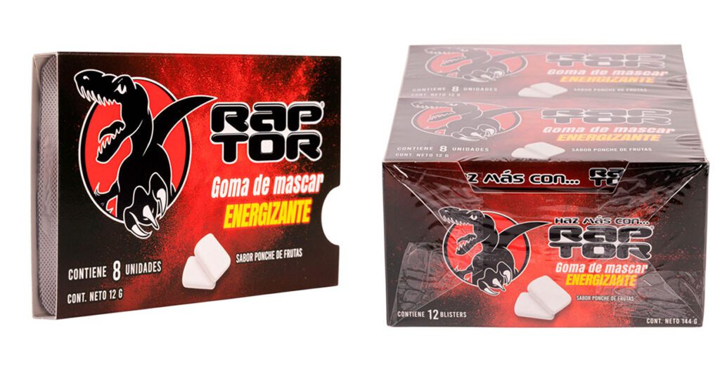 Chicles Energízantes Raptor revolucionan el mercado de los chicles de ...